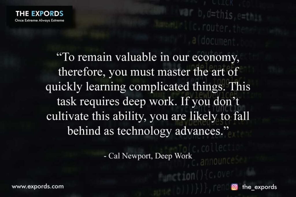 Deep Work- Book Review - Expords